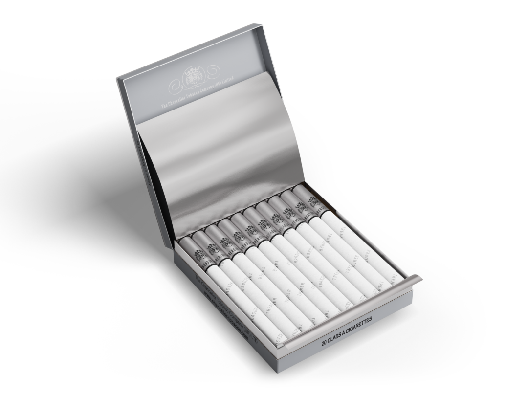 TREASURER Luxury Silver Cigarettes